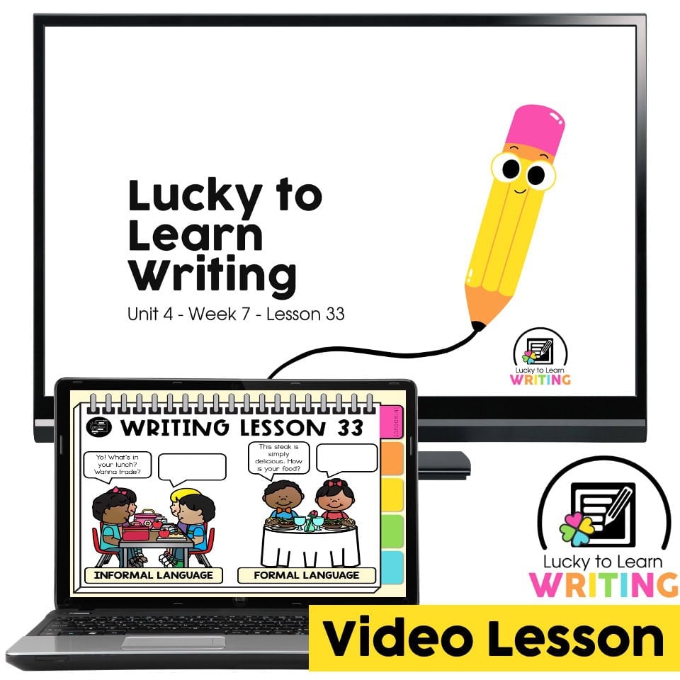Lucky to Learn Writing - Unit 4 Opinion - Writing 4.33 - Essay ...