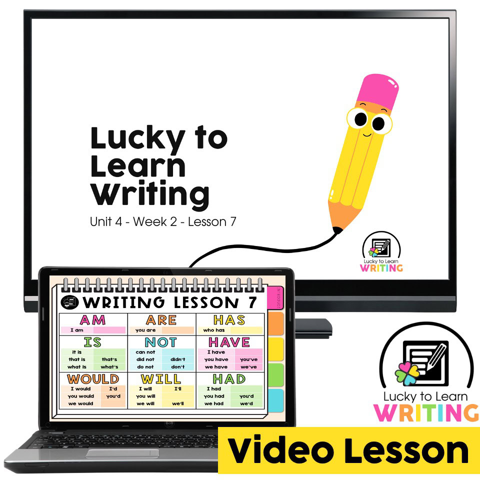 Lucky to Learn Writing - Unit 4 Opinion - Writing 4.7 - Features of a ...