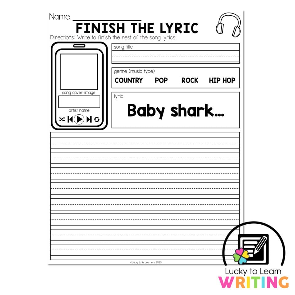 Lucky to Learn Writing - Unit 5 Other Types of Writing - Week 4 ...