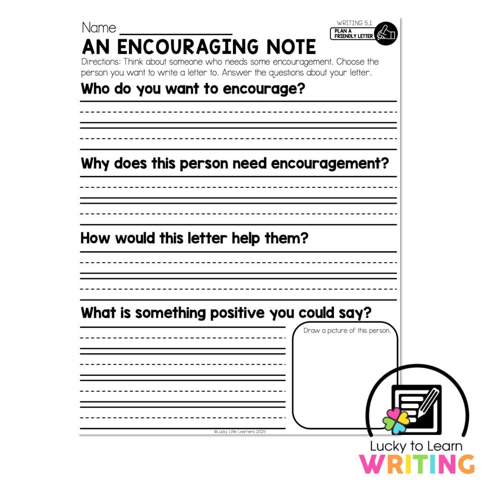 Lucky to Learn Writing - Unit 5 Other Types of Writing - Writing 5.1 ...