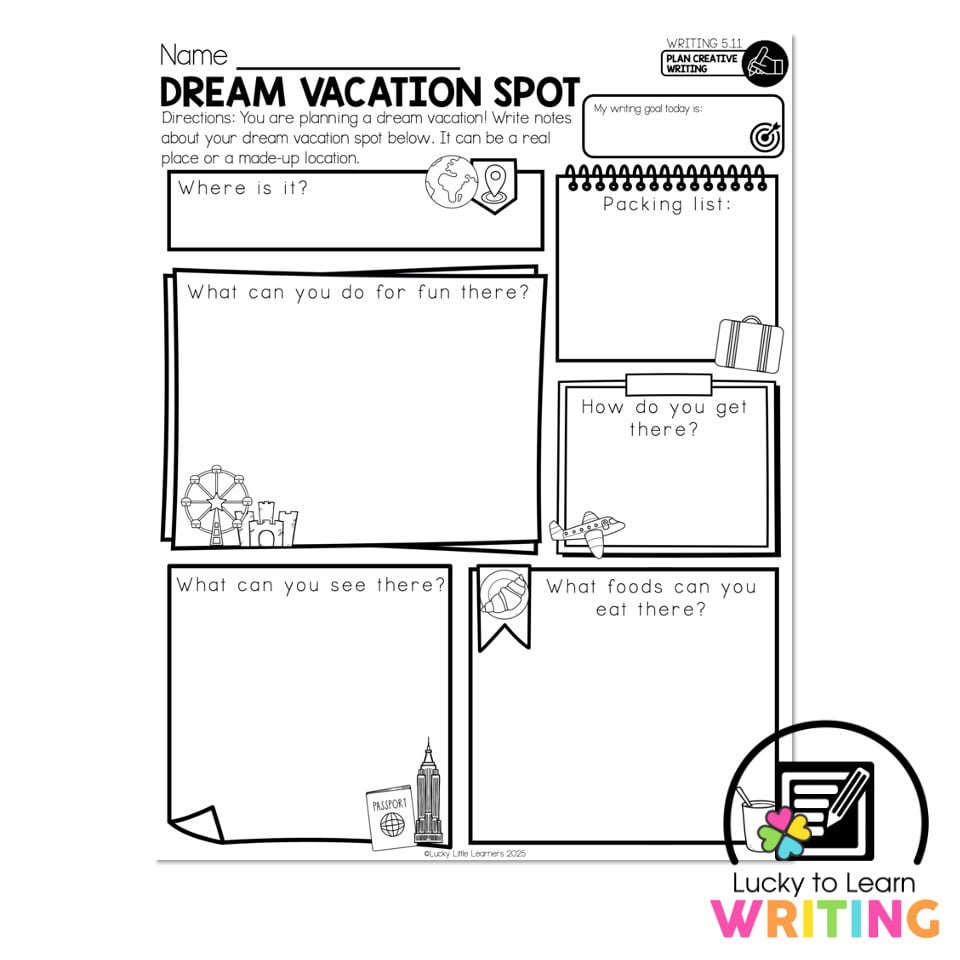 Lucky to Learn Writing - Unit 5 Other Types of Writing - Writing 5.11 ...