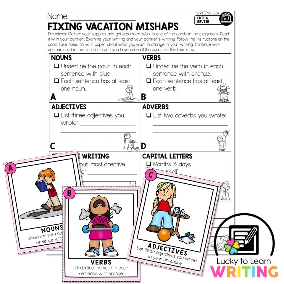 Lucky to Learn Writing - Unit 5 Other Types of Writing - Writing 5.14 ...