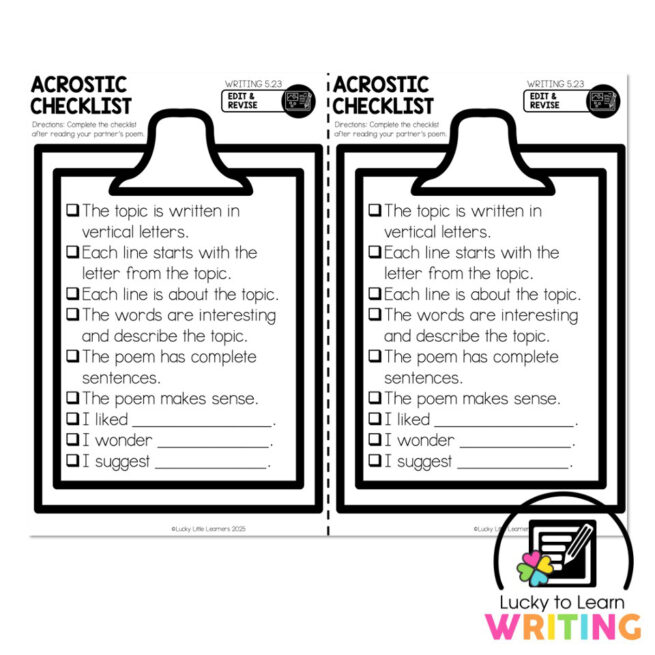 Lucky to Learn Writing - Unit 5 Other Types of Writing - Writing 5.23 ...