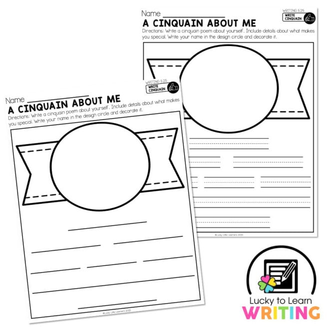 Lucky to Learn Writing - Unit 5 Other Types of Writing - Writing 5.25 ...
