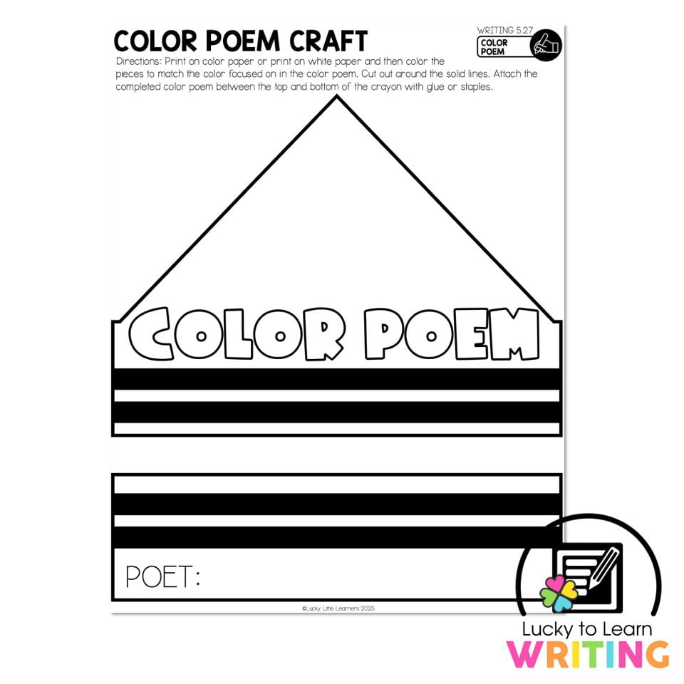 Lucky to Learn Writing - Unit 5 Other Types of Writing - Writing 5.27 ...