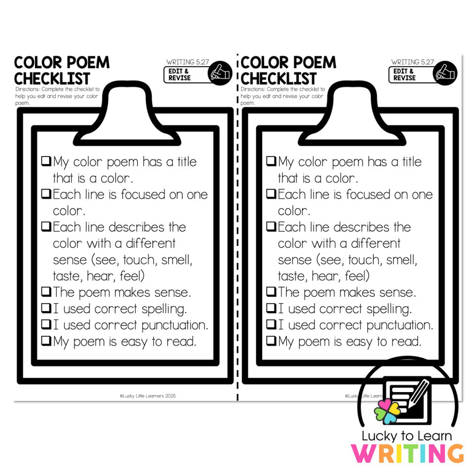 Lucky to Learn Writing - Unit 5 Other Types of Writing - Writing 5.27 ...