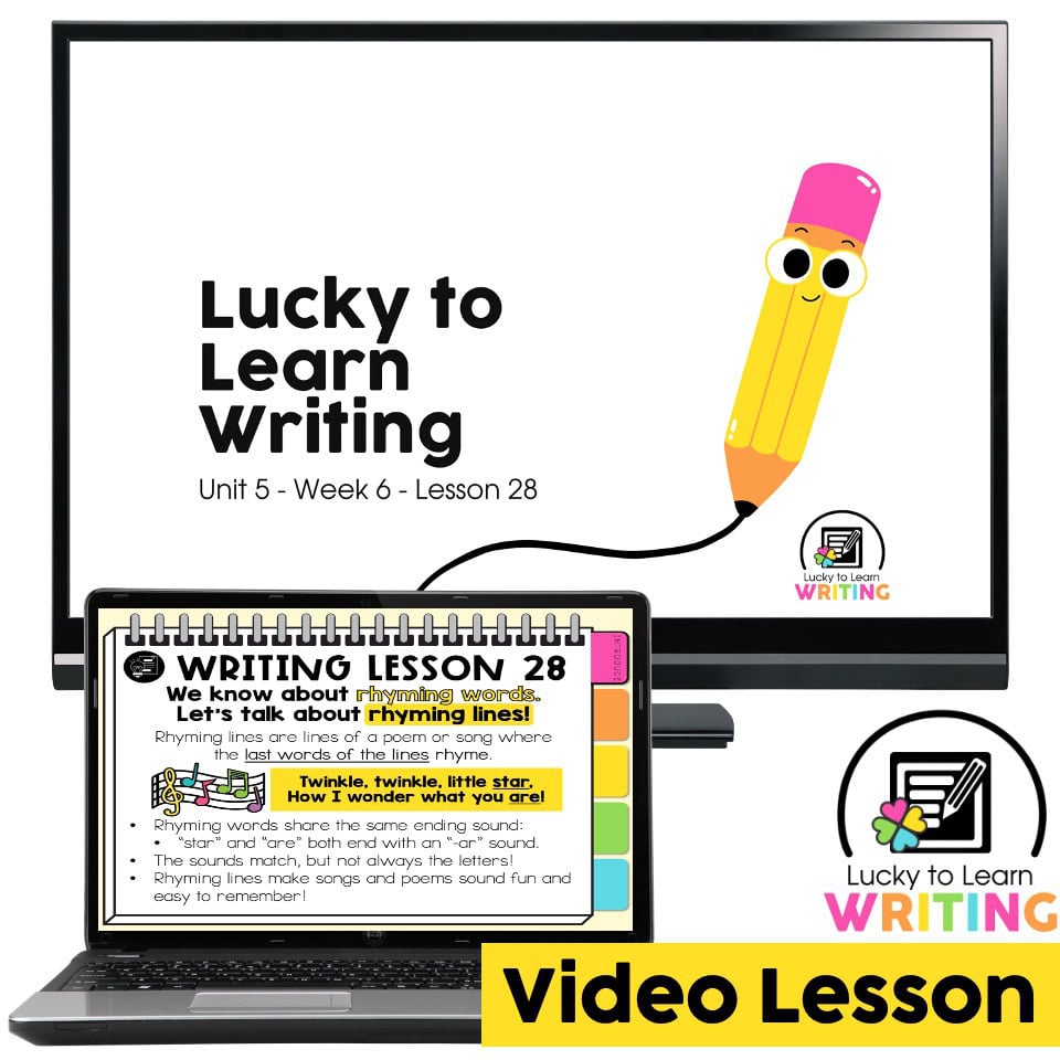 Lucky to Learn Writing - Unit 5 Other Types of Writing - Writing 5.28 ...