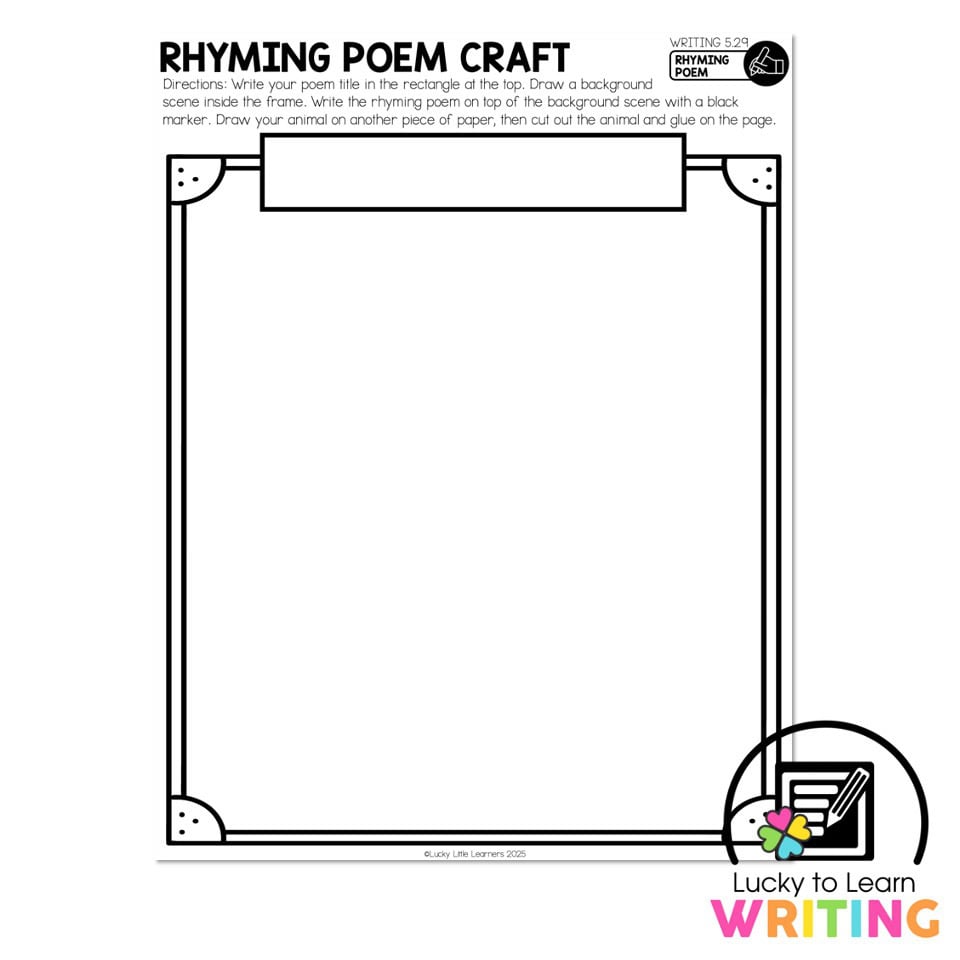 Lucky to Learn Writing - Unit 5 Other Types of Writing - Writing 5.29 ...