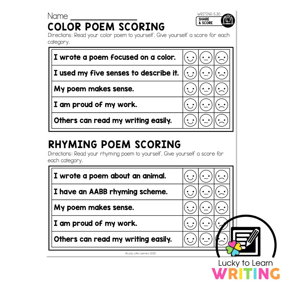 Lucky to Learn Writing - Unit 5 Other Types of Writing - Writing 5.30 ...