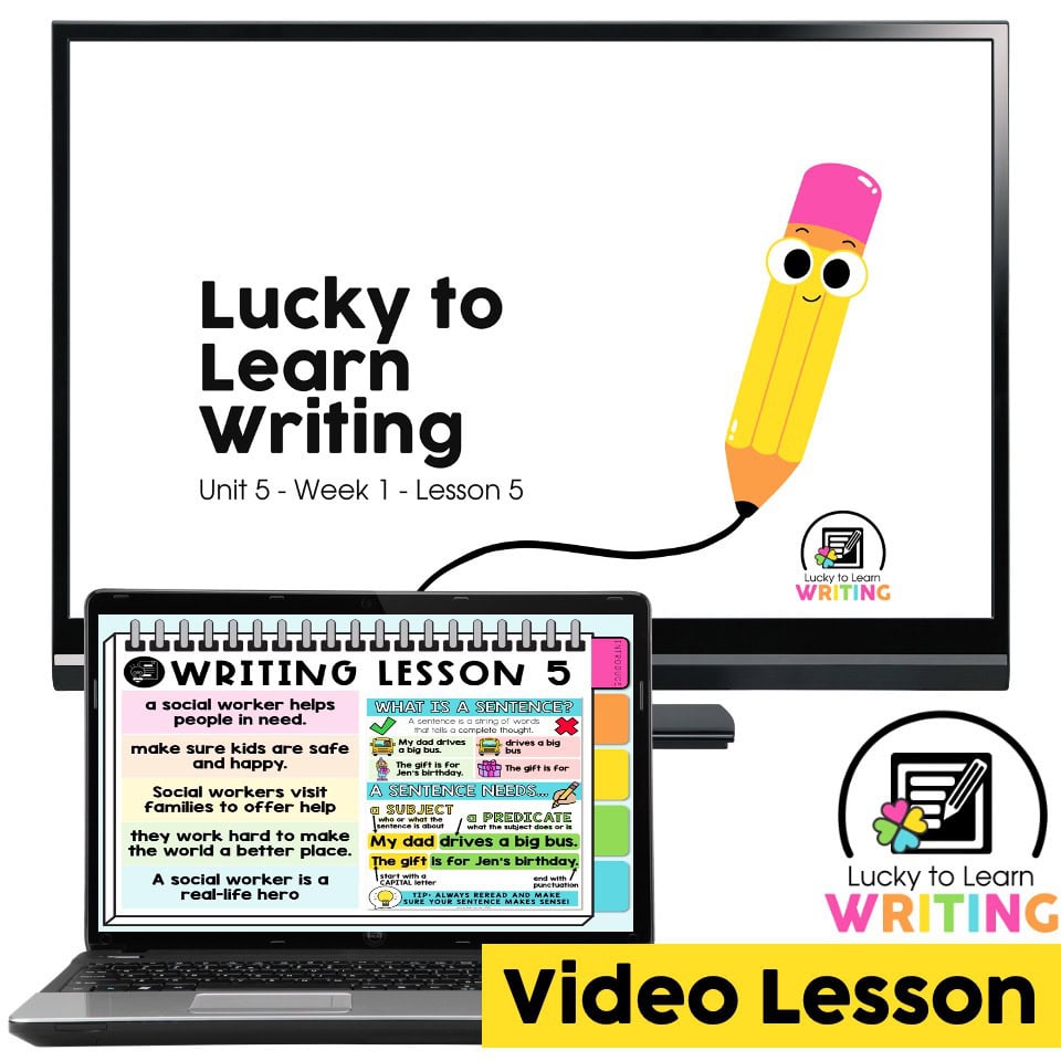 Lucky to Learn Writing - Unit 5 Other Types of Writing - Writing 5.5 ...