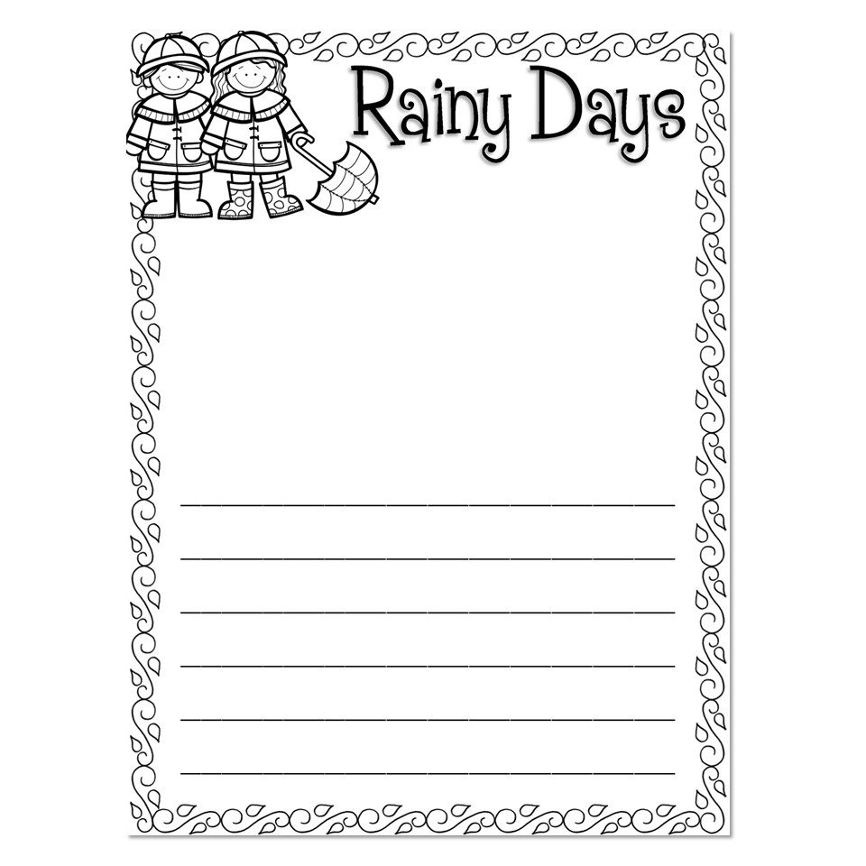 Raining Cats and Dogs Craftivity - Writing Prompt - Rainy Days - Lucky ...