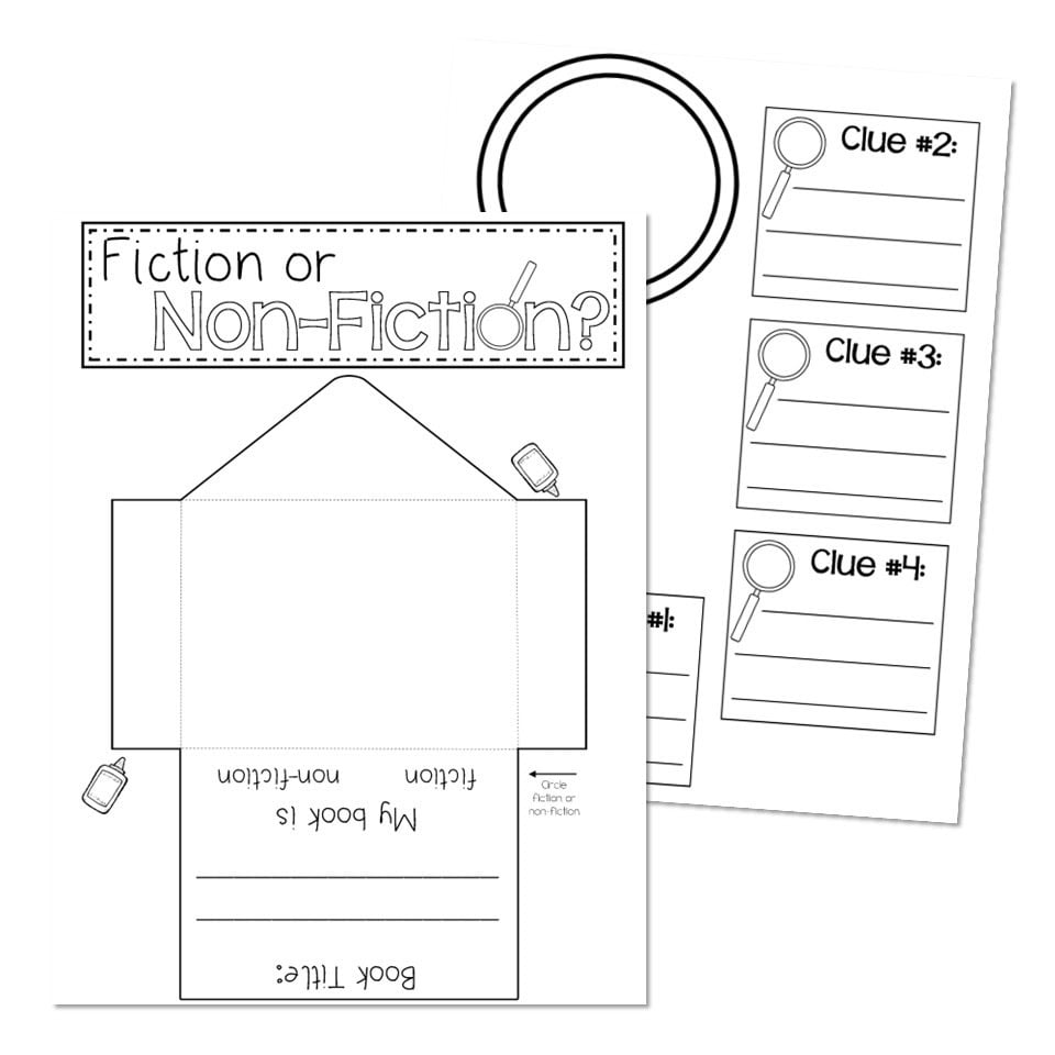 Reading Interactive Notebook - Fiction or Nonfiction - Lucky Little ...
