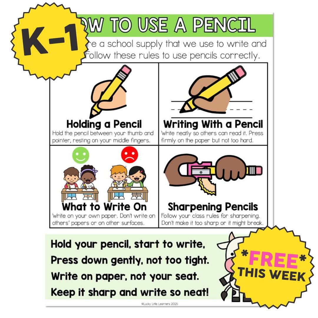 Stop and Think Sample - Lucky Little Learners