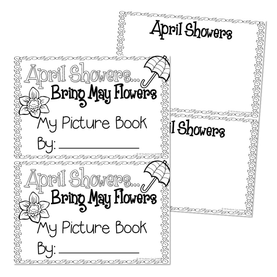 Spring Activities - April Showers Picture Book Project - Lucky Little ...