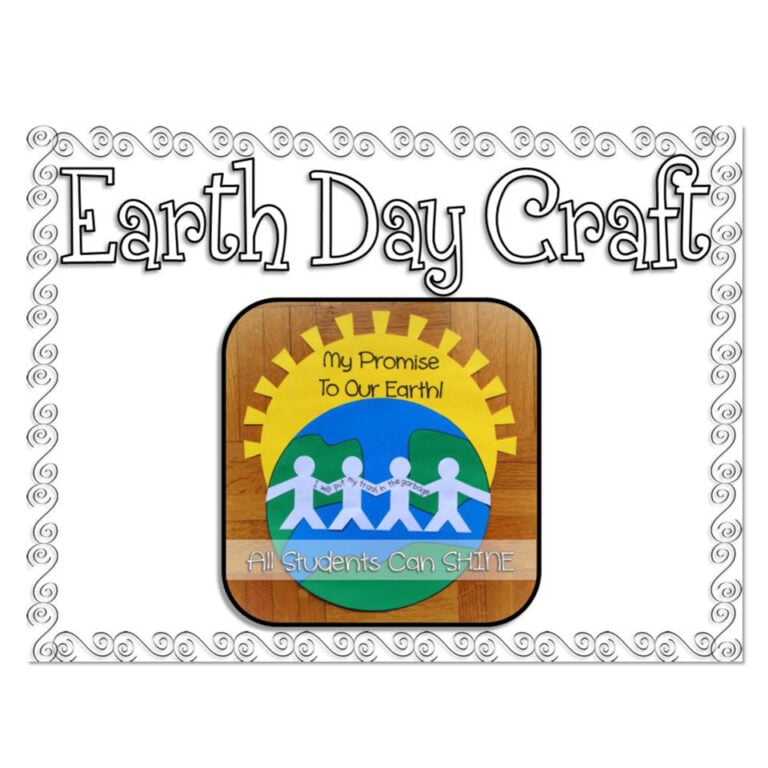 Spring Activities - Earth Day Craft - Lucky Little Learners