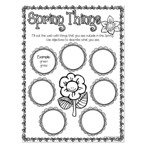 Spring Activities - Spring Things - Nouns and Adjectives - Lucky Little ...