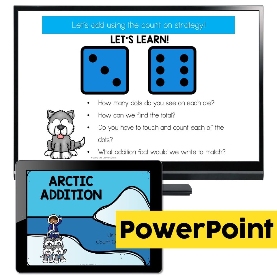 Sub Plans - Middle of Year - Basic Addition - 1st Grade Math Slides ...