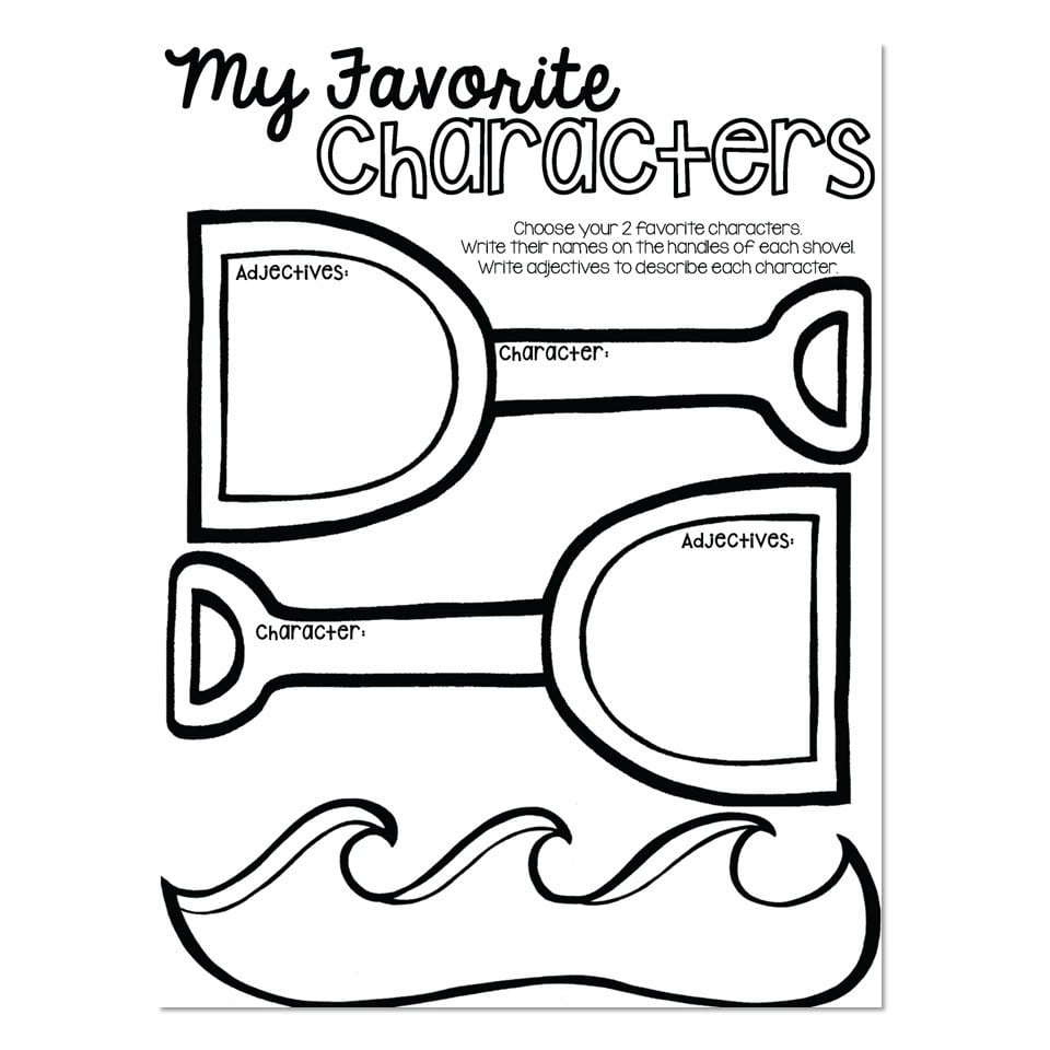 Summer Practice Packet - Reading Graphic Organizer - My Favorite ...