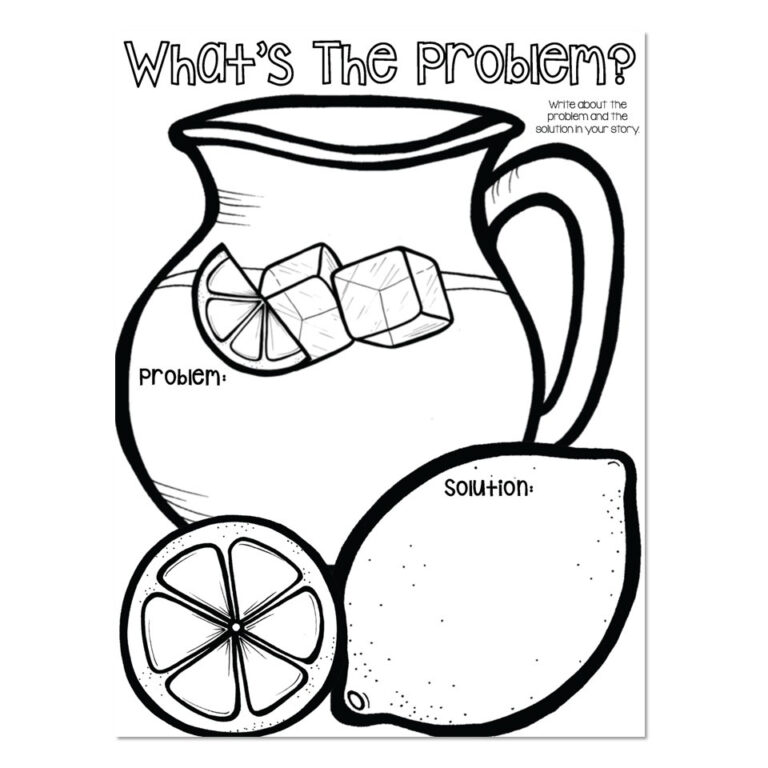 Summer Practice Packet - Reading Graphic Organizer - What's the Problem ...