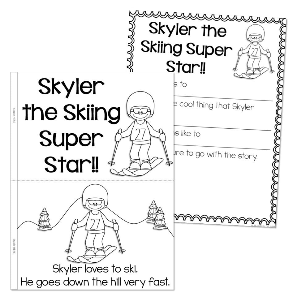 Winter Sports - Centers - Reading Comprehension Booklets - Lucky Little ...