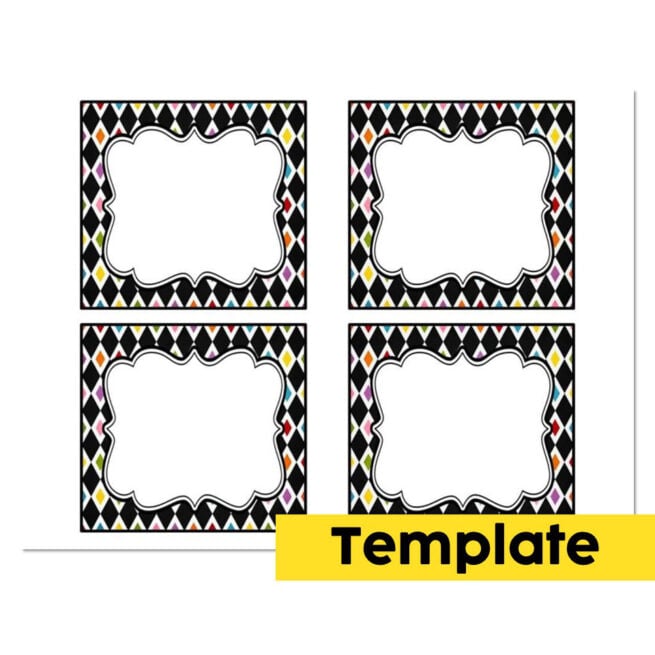 Word Wall - Small Alphabet Cards Template - Lucky Little Learners