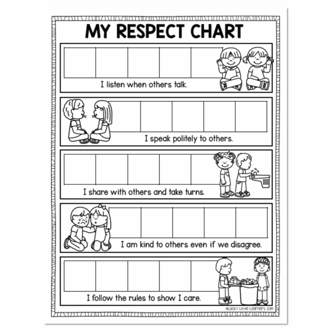 1st and 2nd Grade - Social Emotional Learning - Respect Unit - Behavior ...