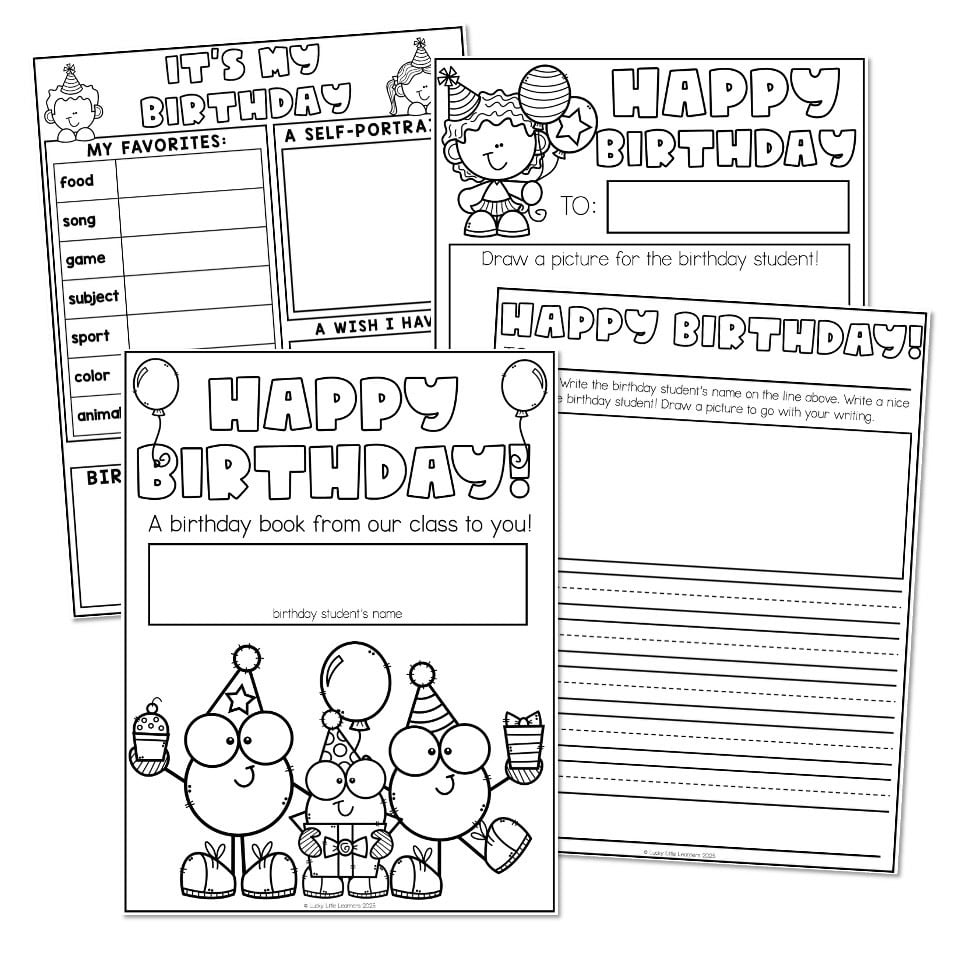 Birthday Book - Lucky Little Learners