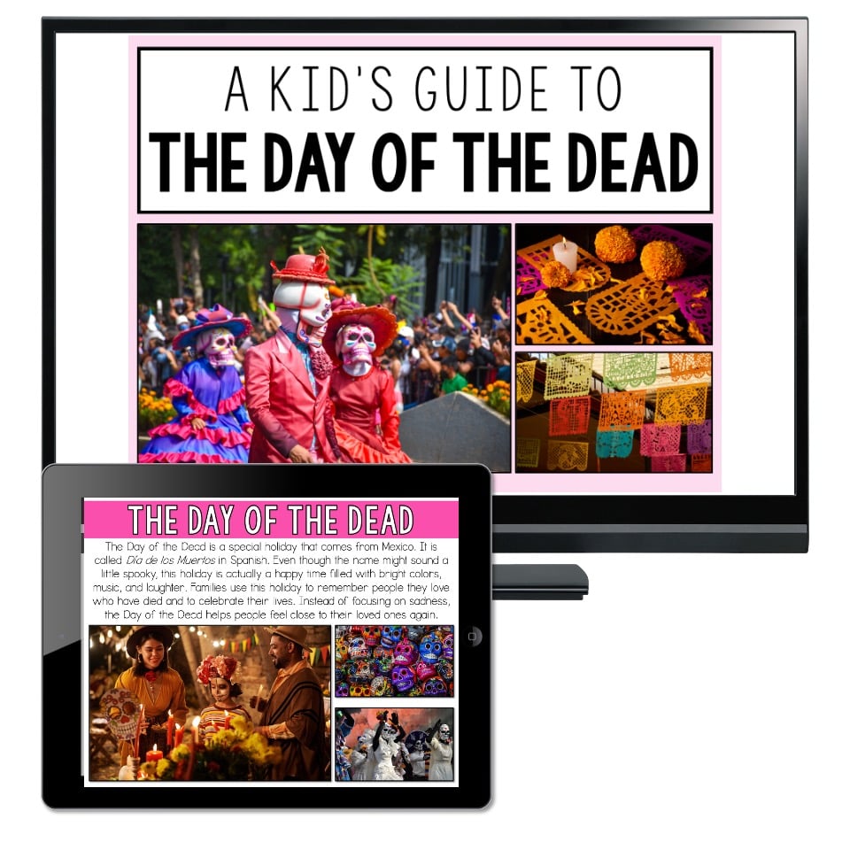 Day of the Dead - Teaching Slides - Lucky Little Learners