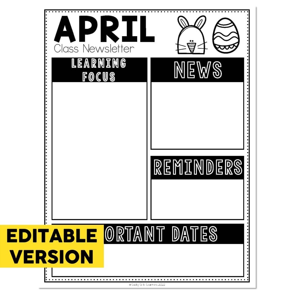 Editable - Classroom Setup - Back to School Resources - Monthly ...