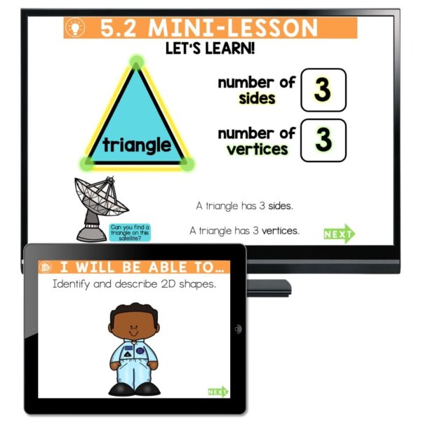 Lucky to Learn Math - 1st Grade - Geometry - Lesson 5.2 - Identify and ...