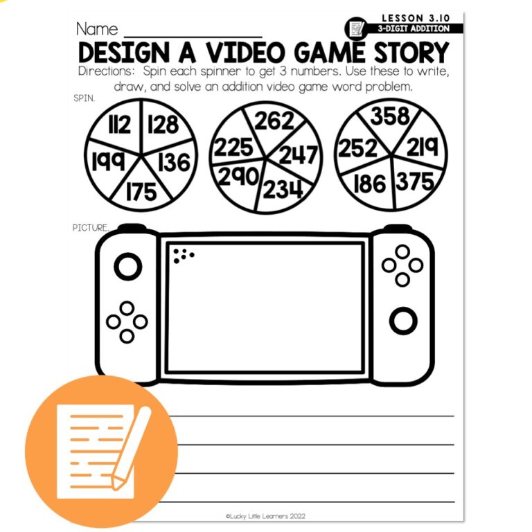 Lucky to Learn Math - 3-Digit Addition Review - Lesson 3.10 ...