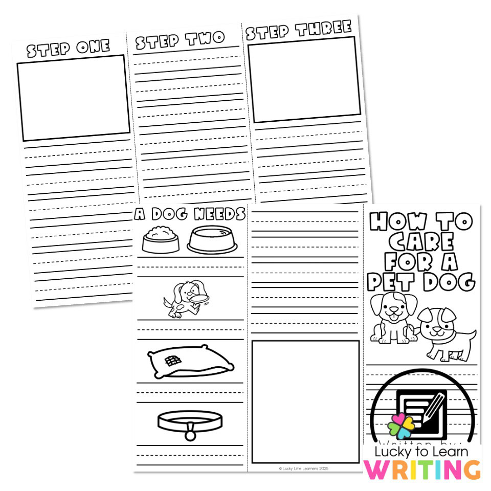 Lucky to Learn Writing 1st Grade - Intro to Informational - Writing 2. ...