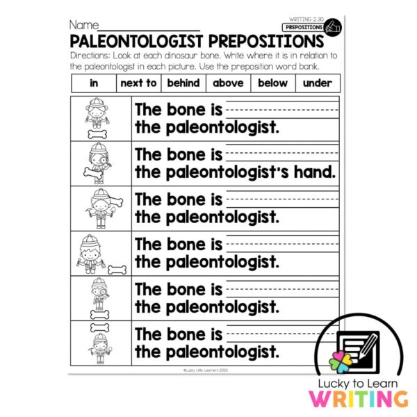 Lucky to Learn Writing 1st Grade - Intro to Informational - Writing 2. ...