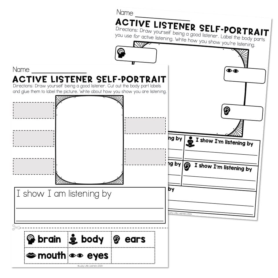 Time to Talk - Behavior - Lesson 2 - Active Listening - Active Listener ...