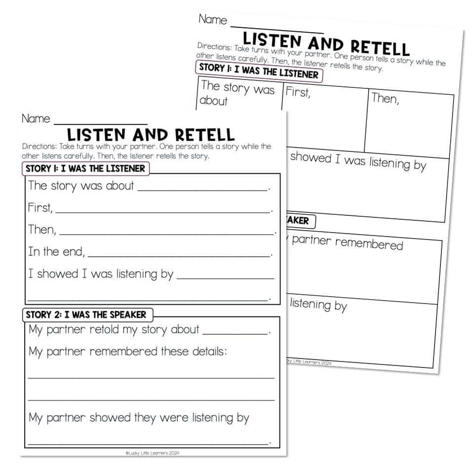 Time to Talk - Behavior - Lesson 2 - Active Listening - Listen and ...