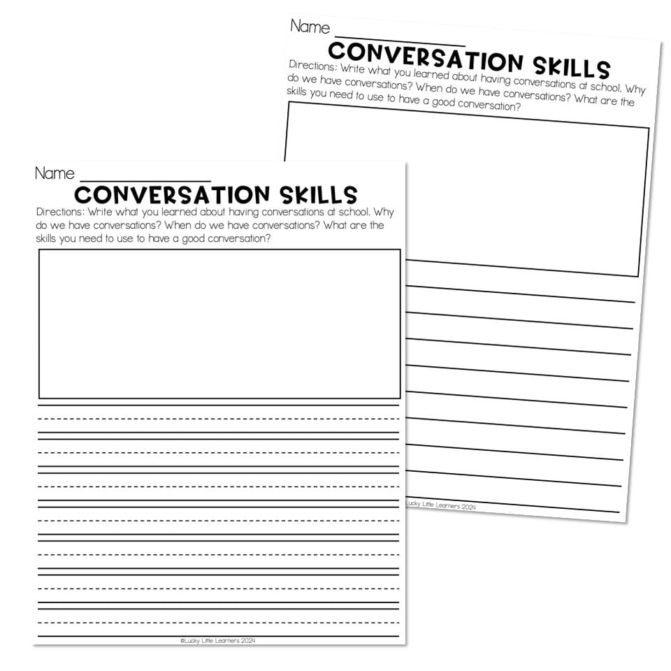 Time to Talk - Behavior - Lesson 4 - Conversation Skills - Conversation ...