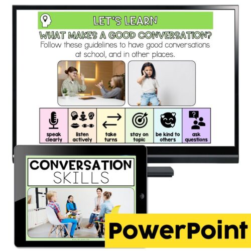 Time to Talk - Behavior - Lesson 4 - Conversation Skills - Teaching ...