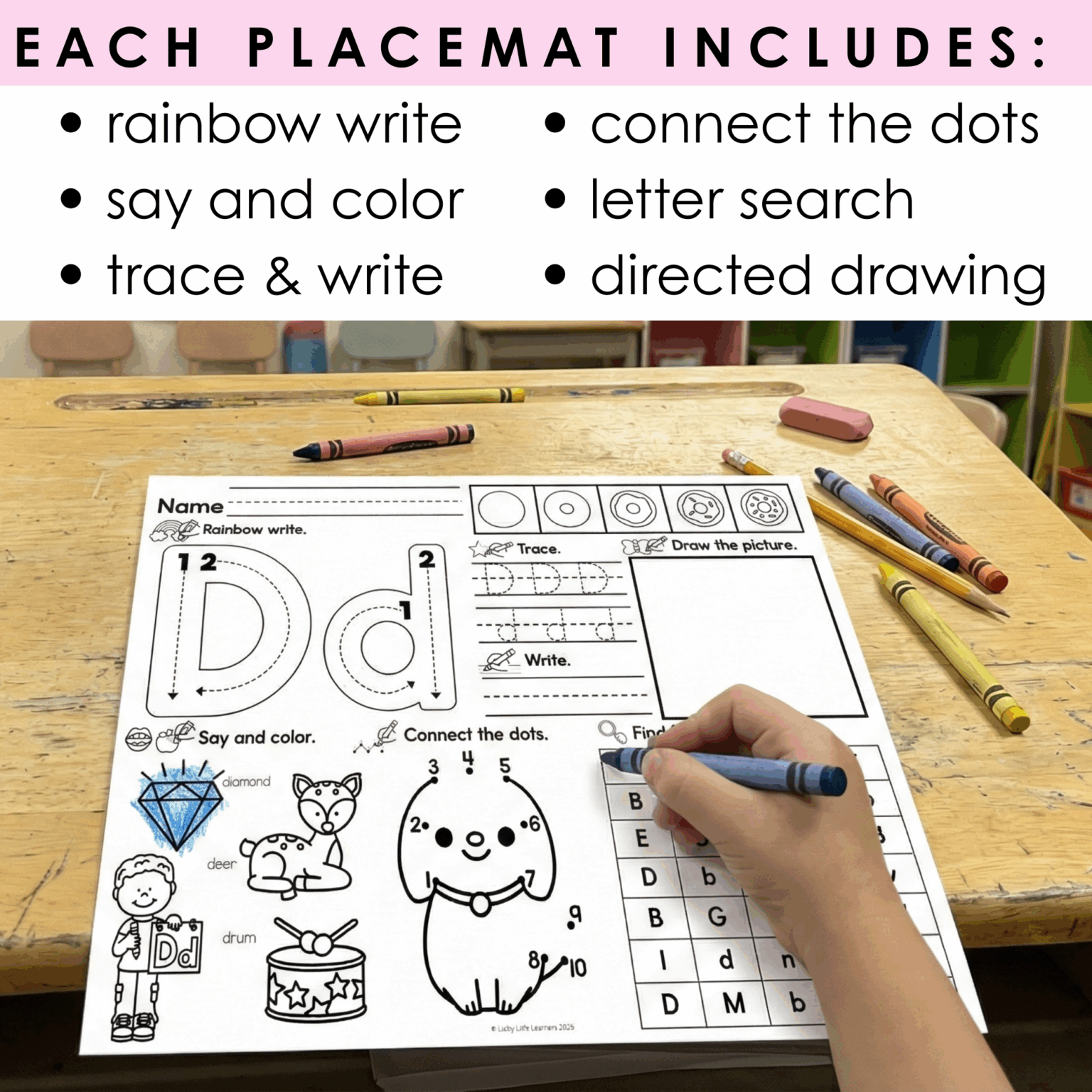 Alphabet Placemats Bundle - Lucky Little Learners