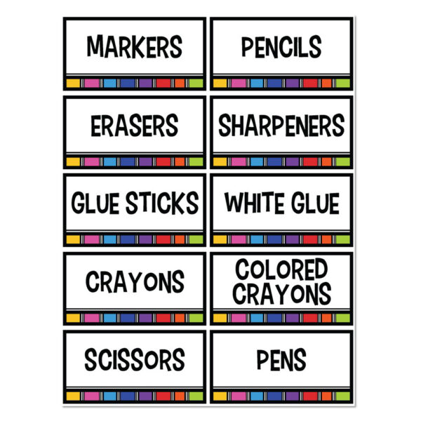 Classroom Organization Labels - Classroom Organization - Small - Lucky ...