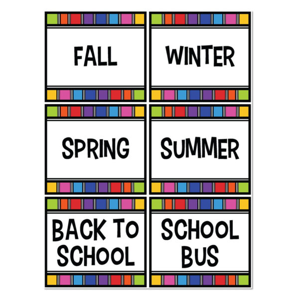 Classroom Organization Labels - Library - Large - Lucky Little Learners