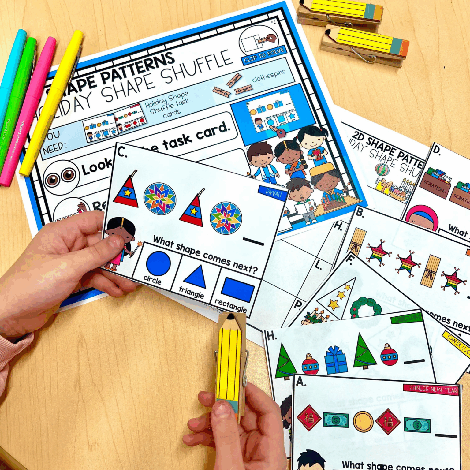 December Math Centers & Activities for Kindergarten - Lucky Little Learners