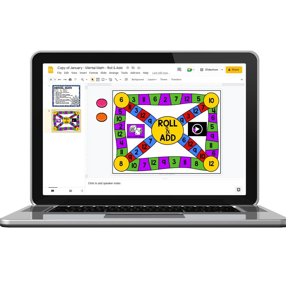 Digital - 1st Grade January Math Center - Mental Math Addition - Lucky ...