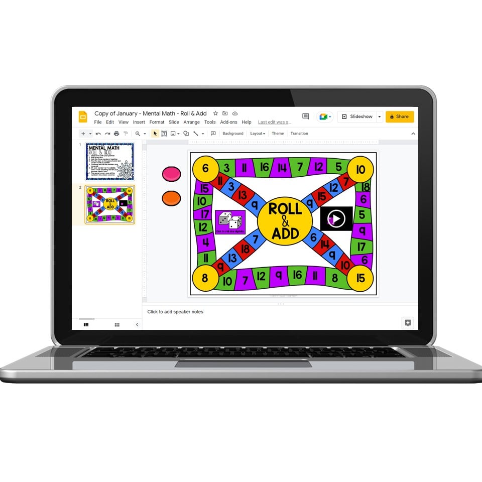 Digital - 2nd Grade January Math Center - Mental Math - Lucky Little ...