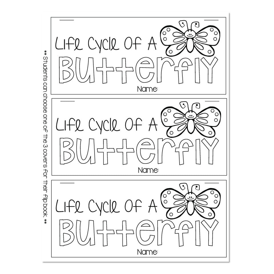 Life Cycles Unit - Interactive Notebook - Butterfly - Lucky Little Learners