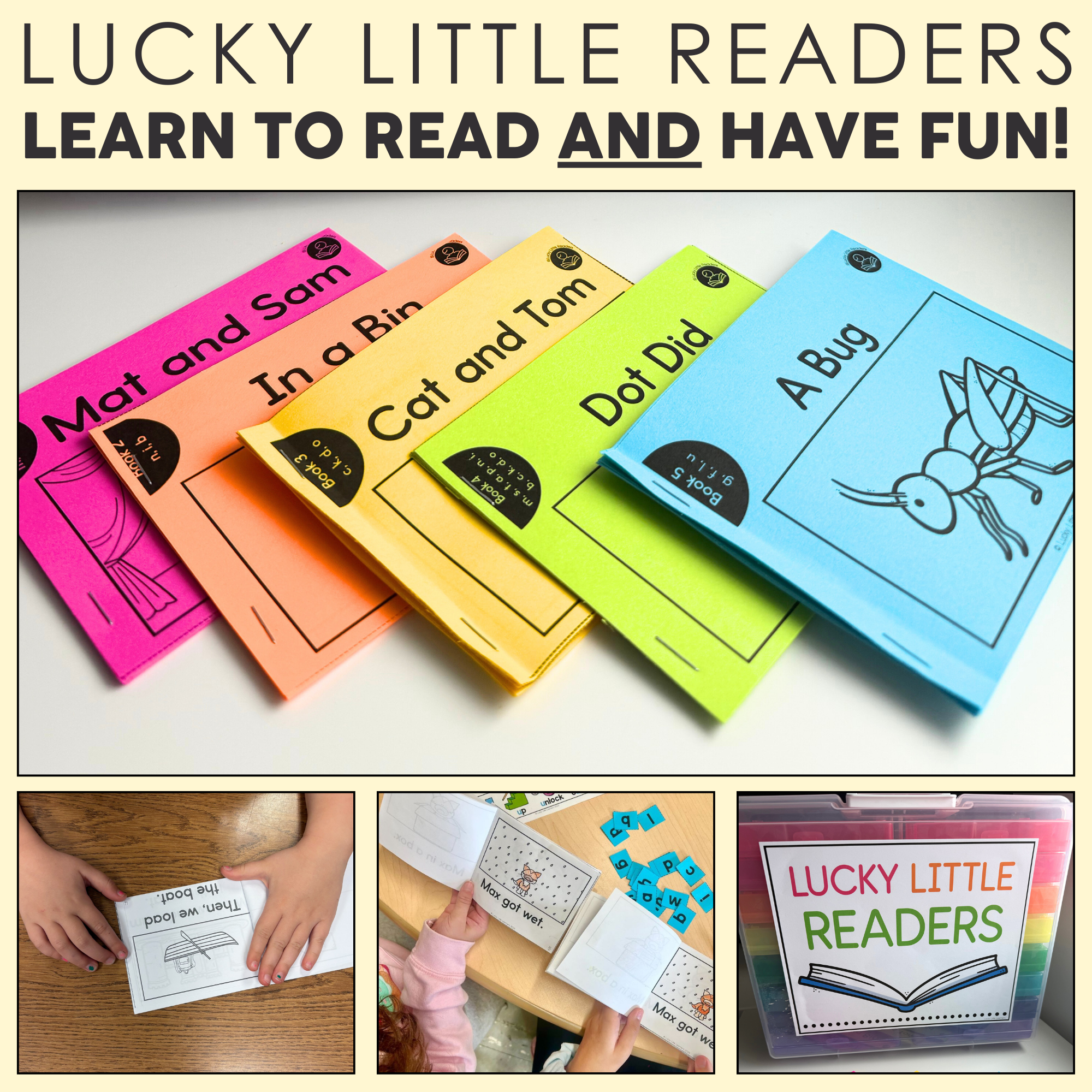 Lucky Little Readers - Beginning Reader Decodables - Fiction - Lucky ...