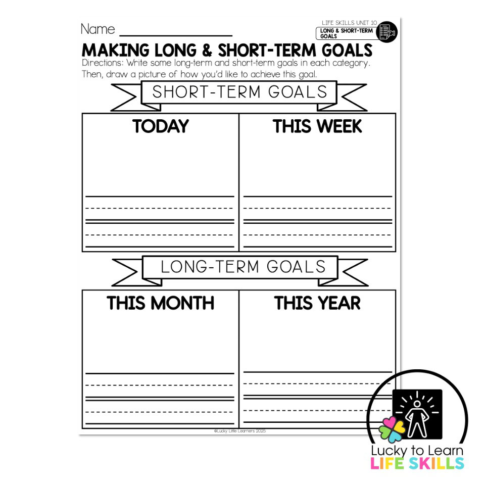 Lucky to Learn Life Skills - Unit 10 Organization and Time Management ...