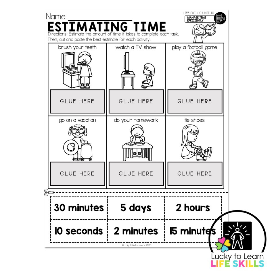Lucky to Learn Life Skills - Unit 10 Organization and Time Management ...