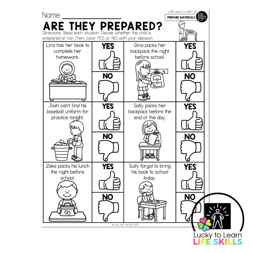 Lucky to Learn Life Skills - Unit 10 Organization and Time Management ...