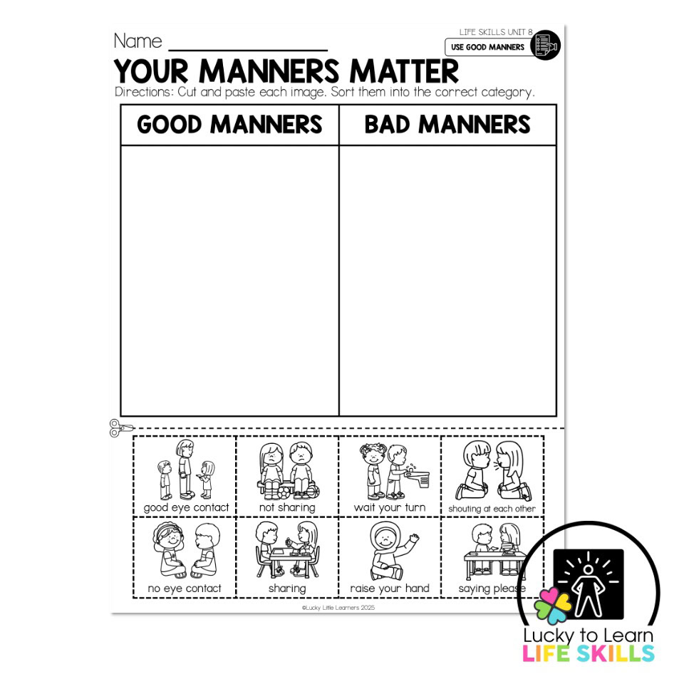 Lucky to Learn Life Skills - Unit 8 Communication and Kindness - Use ...