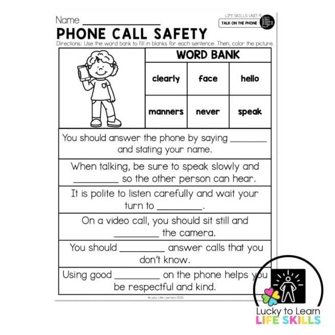 Lucky to Learn Life Skills - Unit 9 Technology and Tools - Talk on the ...